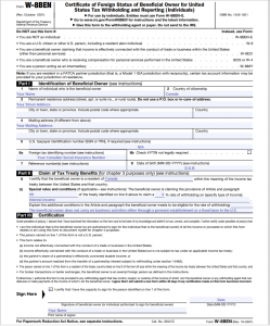 Form W-8BEN – Why is it important and how to fill out the W-8BEN ...
